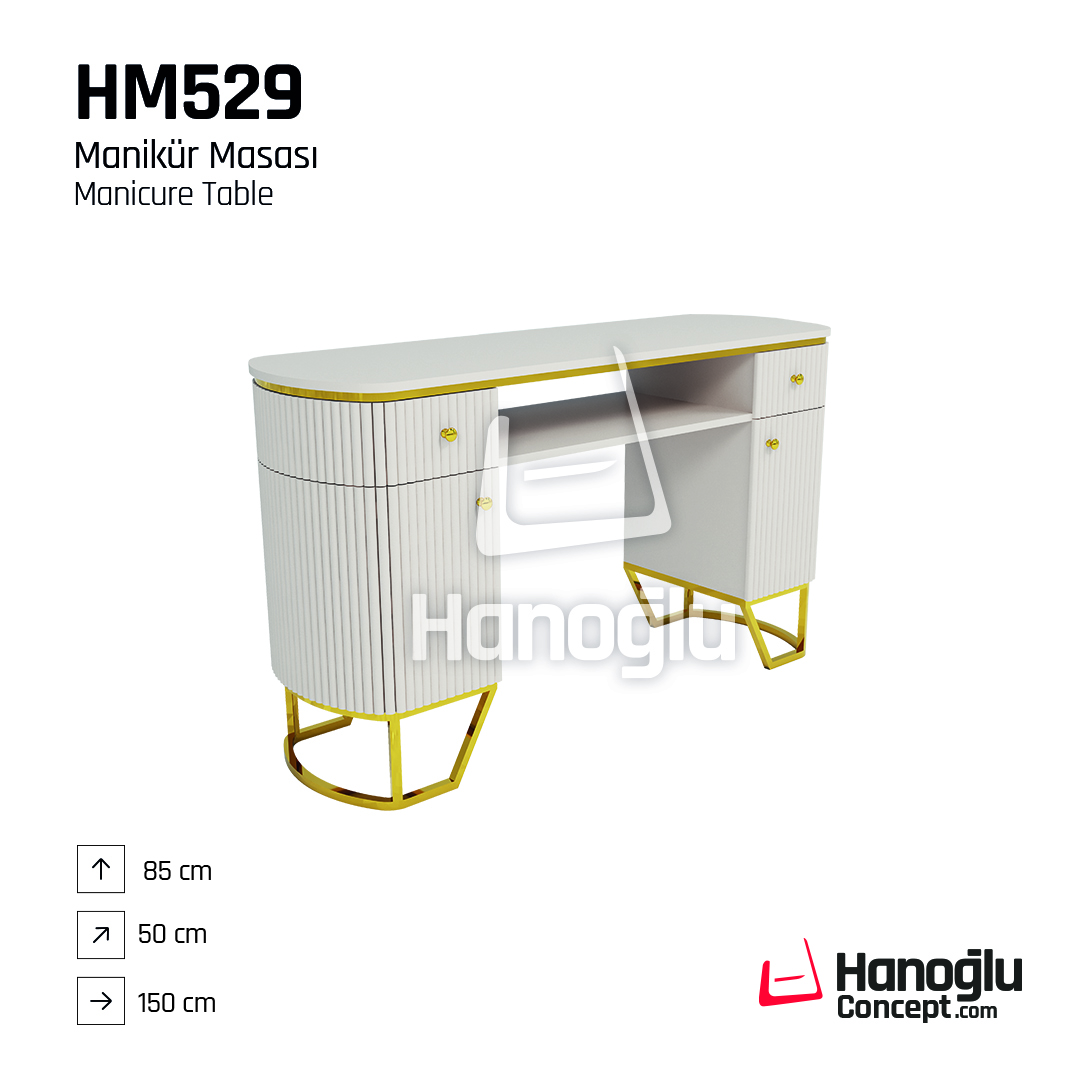HM529 Manikür Arabası - Hanoğlu Concept